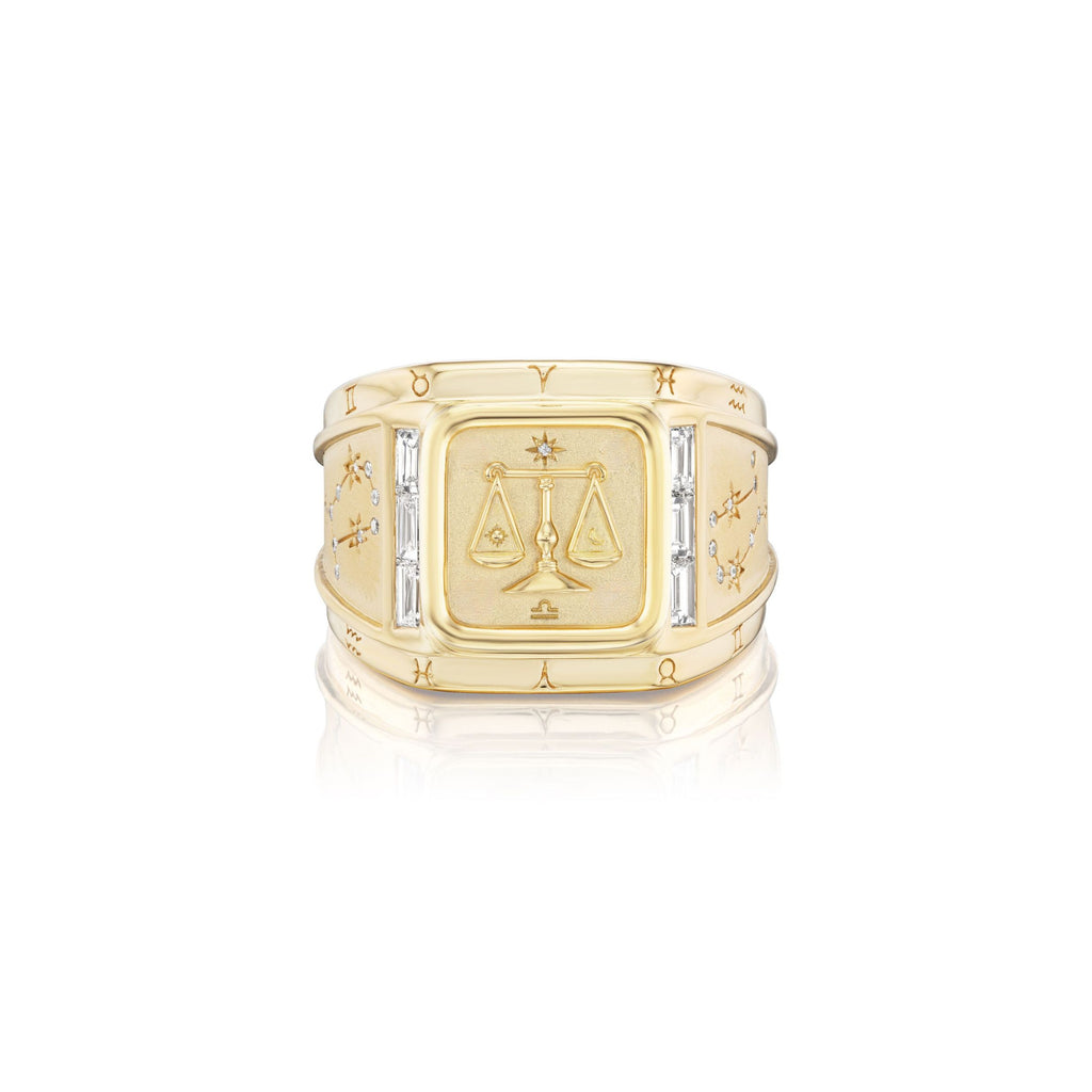 Libra Zodiac Ring – Sorellina